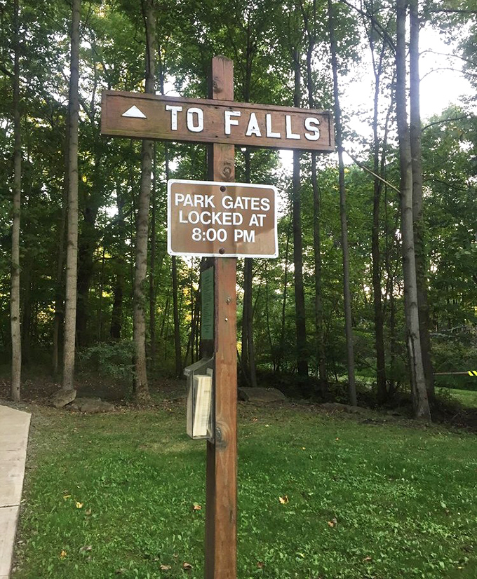 The simplest signs often lead to the most extraordinary places. This wooden marker points the way to memories waiting to be made.