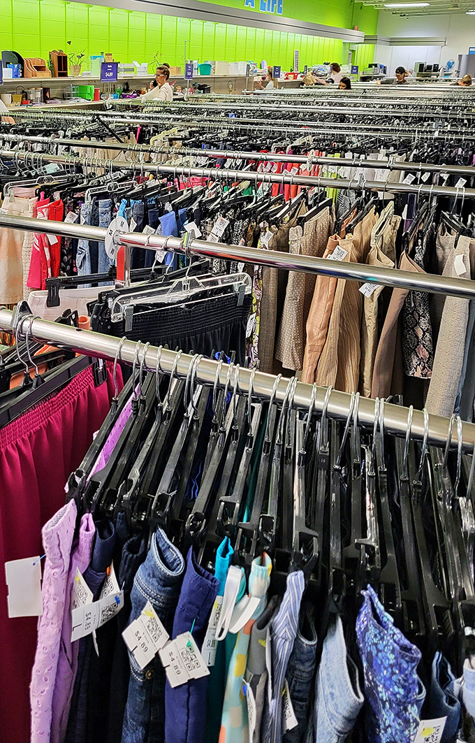 Fashion archaeology at its finest. Each garment represents a story, a style era, and most importantly &ndash; a bargain waiting to be discovered.