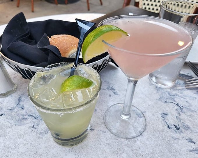 Cocktails that Don Draper would order without hesitation. That margarita and cosmopolitan aren't just drinks&mdash;they're liquid preludes to a memorable evening.