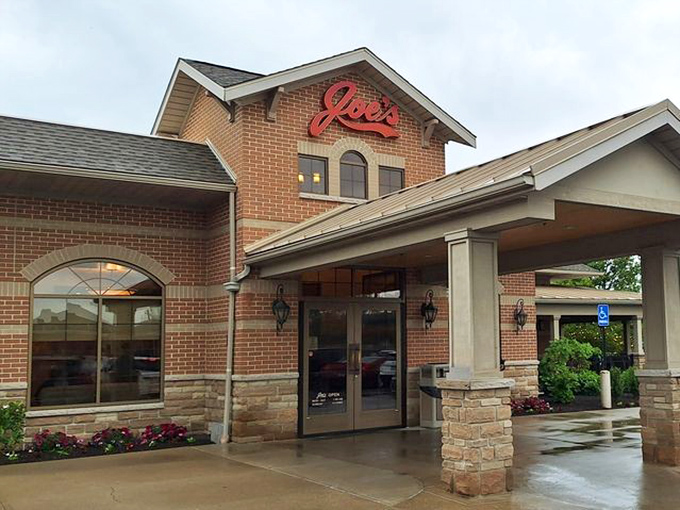 The entrance to Joe's promises what every great restaurant should: a temporary escape from the ordinary into a world of culinary comfort.