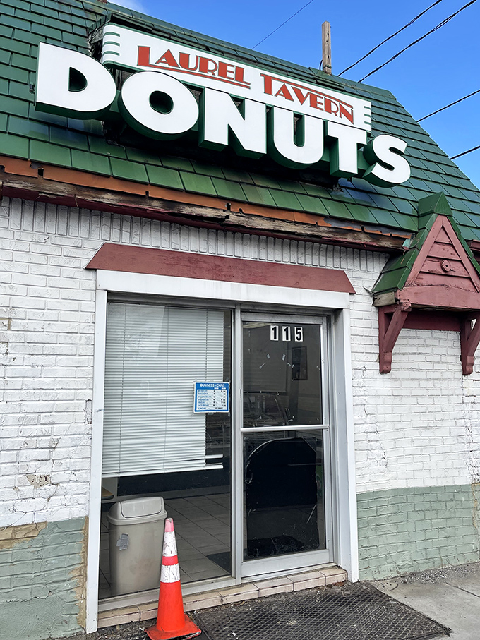 The entrance to donut paradise&mdash;simple, unassuming, and yet somehow more inviting than the fanciest restaurant doorway in the state.
