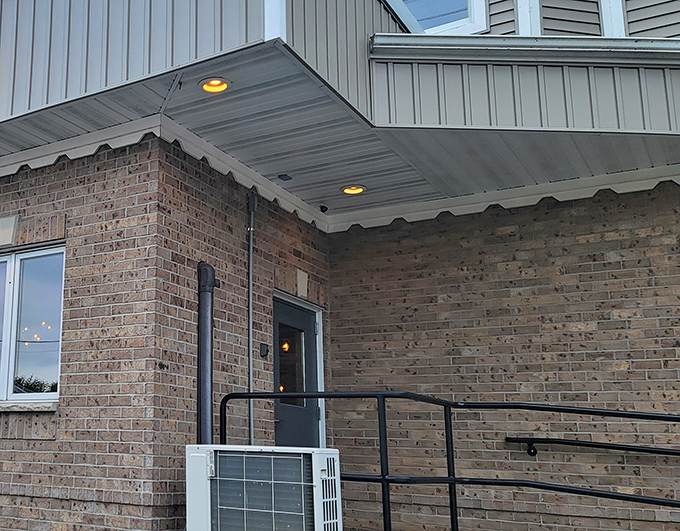 The unassuming entrance doesn't prepare you for the culinary magic inside. Like finding a diamond in your backyard.