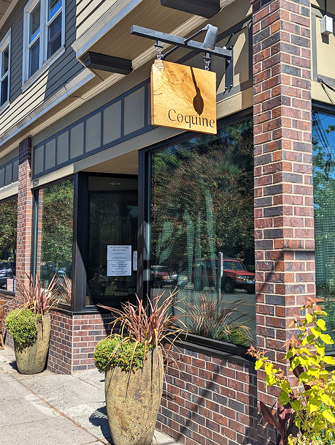 The wooden sign swinging gently above the entrance&mdash;a beacon for food lovers. Like finding the door to Narnia, but with better dining options.