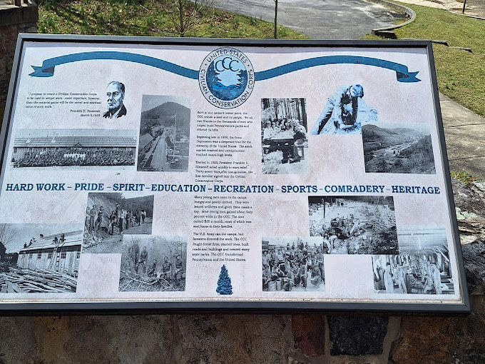 History lessons are better outdoors. The CCC's legacy lives on in every peaceful moment enjoyed at this Pennsylvania gem.