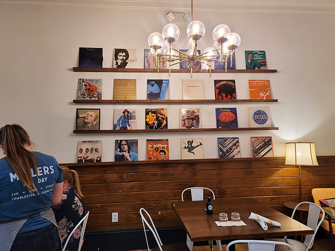 Decor that whispers "stay awhile" – and with food this good, you absolutely will.