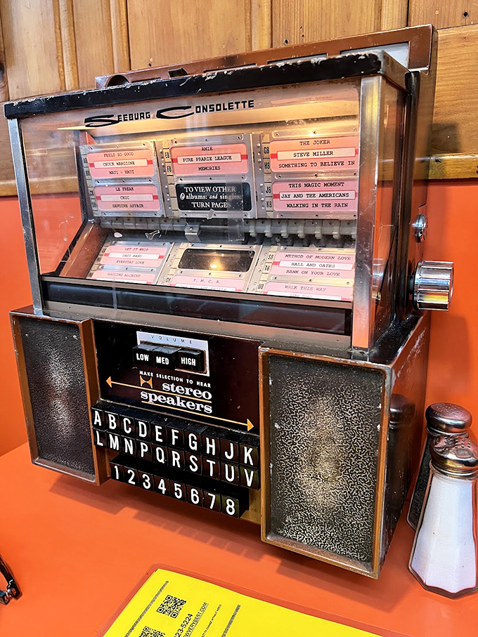 The jukebox doesn't stream&mdash;it delivers music with mechanical precision, each selection a deliberate choice rather than an algorithm's suggestion.