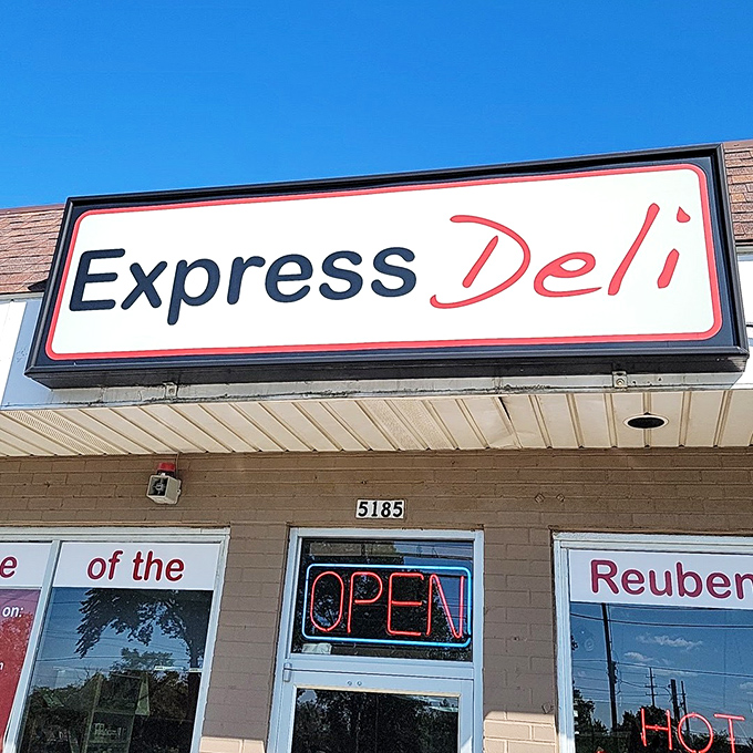 The sign that's guided hungry Ohioans to satisfaction since 1998. Simple, straightforward, and exactly what you need it to be.