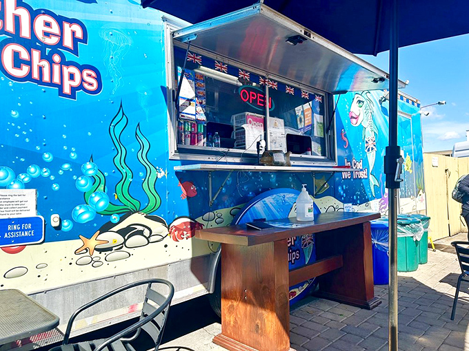 The ordering window&mdash;that magical portal where dreams of perfectly fried seafood begin their journey from kitchen to paper basket to happy stomach.