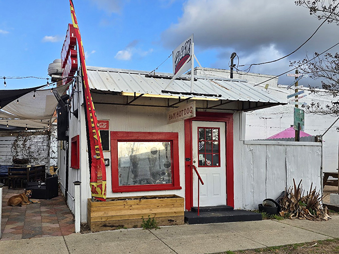 The exterior view that says everything you need to know&mdash;unpretentious, welcoming, and promising satisfaction that fancy restaurants often miss entirely.