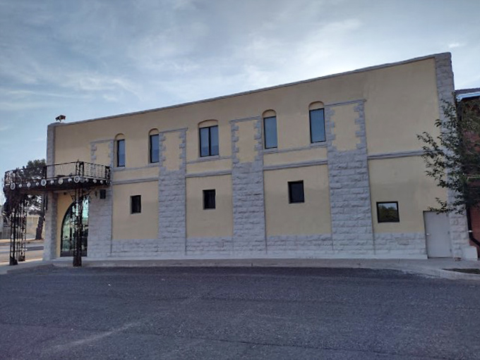 The unassuming exterior of Art Car World gives no hint of the automotive wonderland waiting inside. 