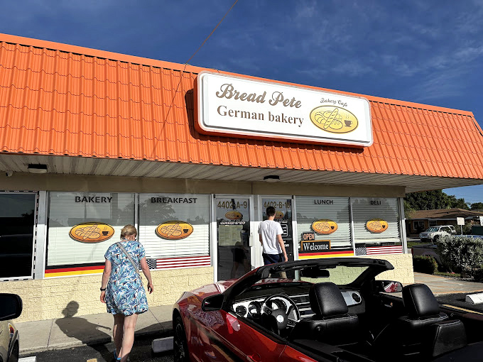 Even from the outside, Bread Pete's welcoming storefront hints at the authentic German bakery experience waiting just beyond those doors.