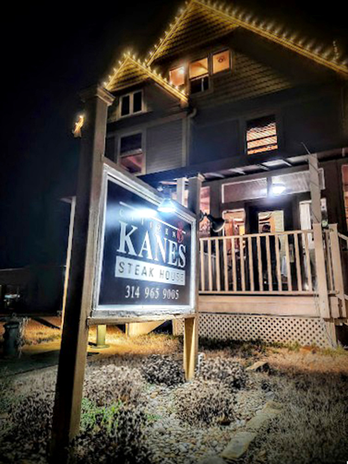 Even the outdoor space maintains that understated elegance that defines this remarkable steakhouse experience.