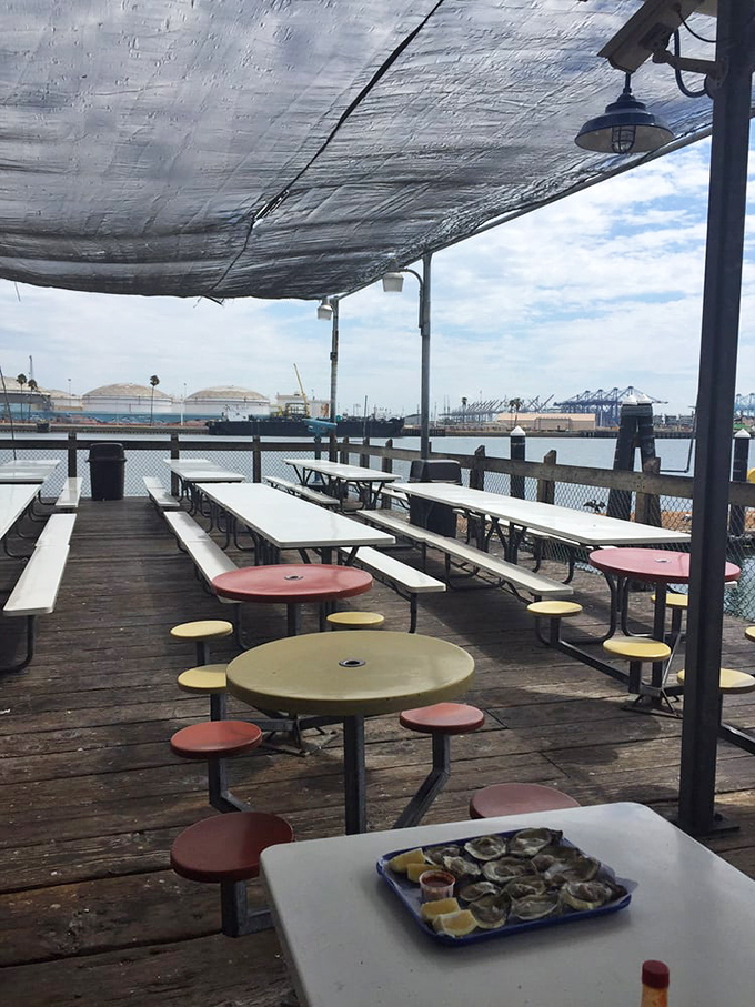 Waterfront dining with a view of working docks&mdash;because great seafood tastes even better with ocean air.