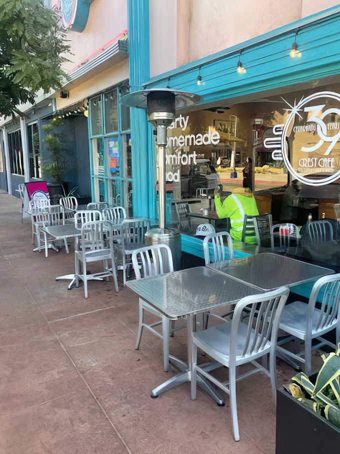 The sidewalk seating offers prime people-watching with your pancakes&mdash;San Diego's perfect indoor-outdoor lifestyle distilled into a breakfast experience.