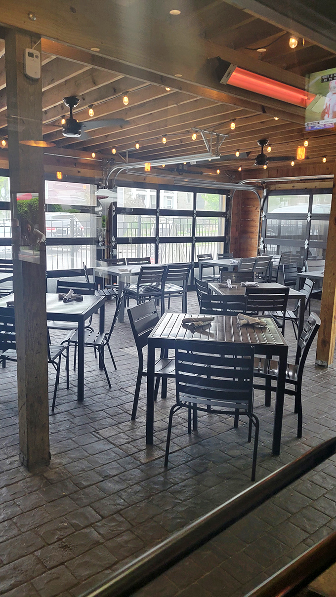 Al fresco dining extends the experience outdoors where Kansas City's barbecue culture meets fresh air.