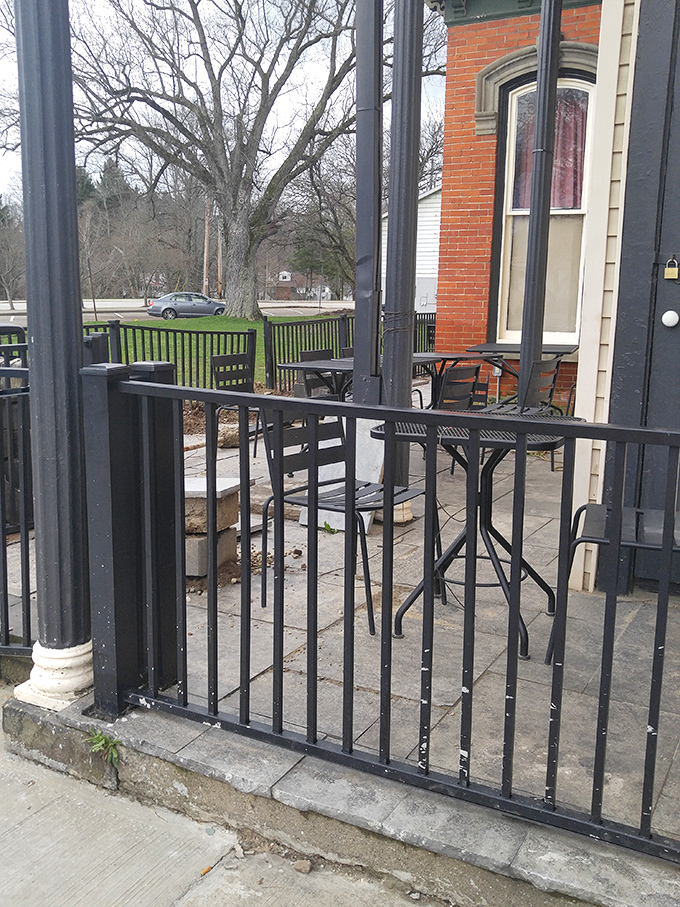 Outdoor seating extends the dining experience beyond four walls, perfect for those who prefer fresh air with dinner.