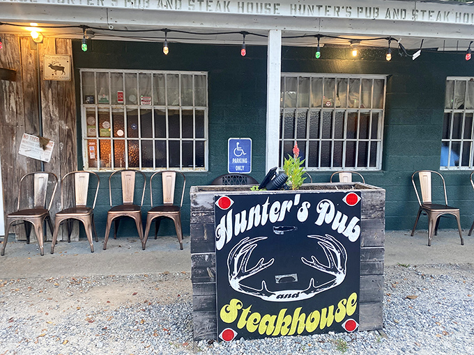 The front porch, where anticipation builds. Those metal chairs have held generations of diners waiting for their turn at Georgia's best-kept secret.