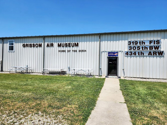 The unassuming exterior of the Grissom Air Museum belies the extraordinary collection of aviation history waiting just inside those doors. 