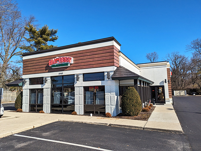 Even from the outside on a bright winter day, All The Best Delicatessen promises a warm welcome and even warmer comfort food inside.