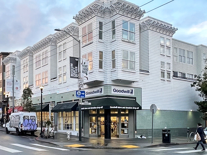 The corner location at Haight and Cole stands as a sustainable fashion beacon in a neighborhood that's always marched to its own delightfully different drummer.