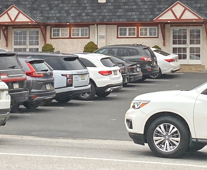 A full parking lot tells the real story&mdash;when locals vote with their vehicles, you know you've found a place worth visiting.