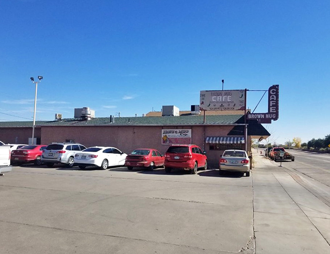 A parking lot filled with cars is the universal sign language for "the food here is worth stopping for" &ndash; no fancy marketing needed.