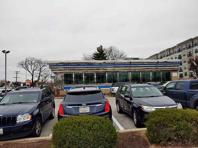 A packed parking lot is the universal sign language for "the food inside is worth waiting for."