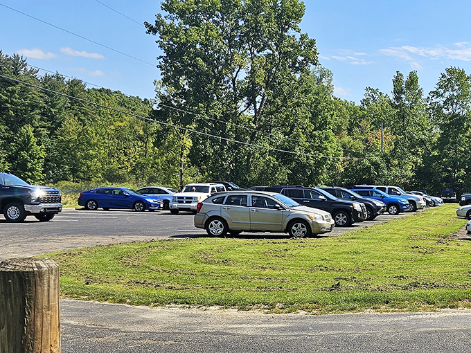 The parking lot &ndash; where adventures begin and end, and where on busy summer days, finding a spot becomes its own Indiana Jones-worthy quest.