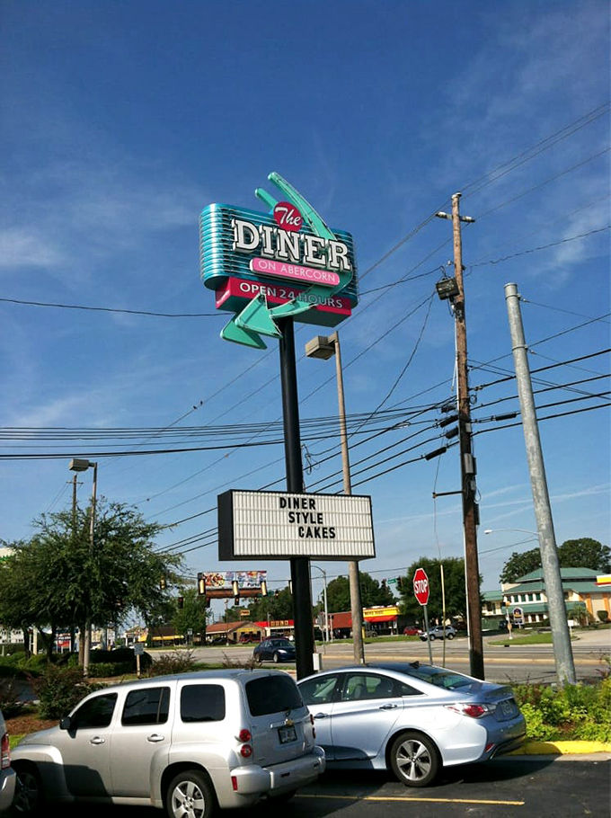 That iconic sign stands tall against the Georgia sky, promising 24-hour comfort. In a world of uncertainty, The Palace Diner is a constant you can count on.