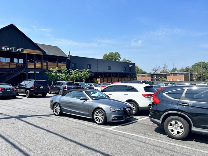 A packed parking lot tells the real story: locals know quality when they taste it.