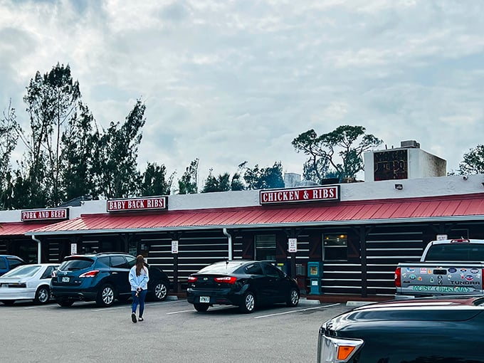 The parking lot&mdash;where you arrive hungry and leave with your pants mysteriously tighter and your soul undeniably happier.