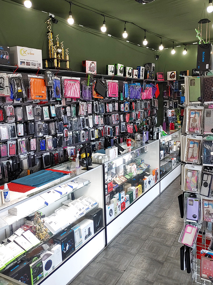 The modern bazaar meets tech needs too! This phone case emporium offers protection with personality for every device.