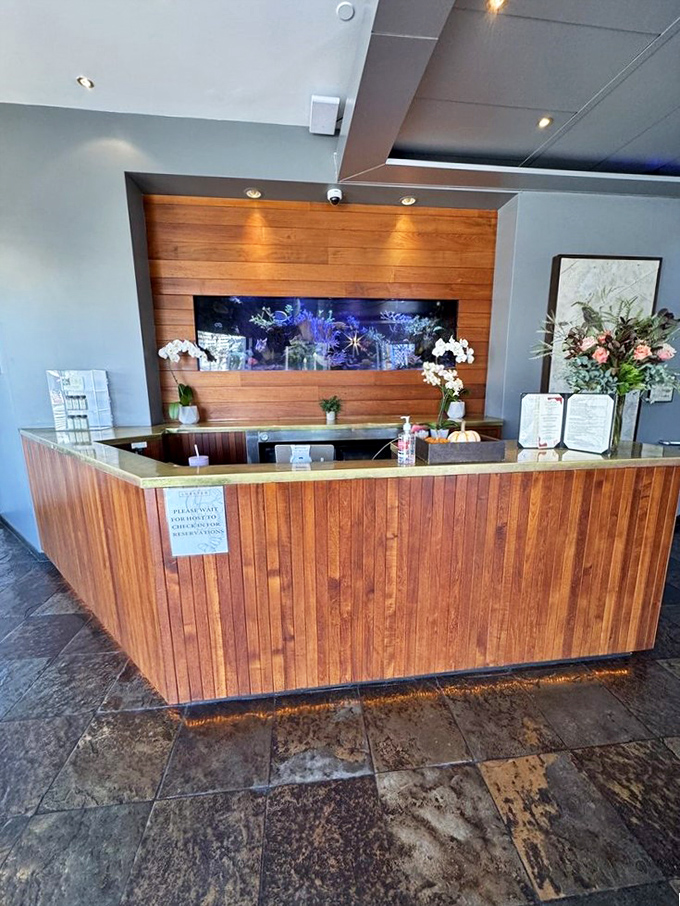 The reception area doesn't just say "welcome"&mdash;it whispers "you've arrived" with the quiet confidence of someone who knows they're about to impress you.