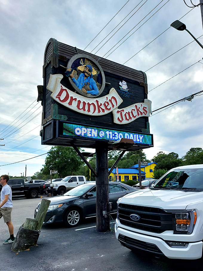 The roadside beacon that's guided hungry travelers for years. When you see this sign, you know good things are about to happen to your taste buds.
