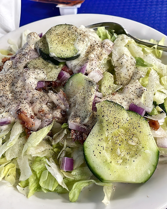 A salad that understands its supporting role&mdash;crisp, fresh, and ready to balance out the three slices of pie you're planning for dessert.