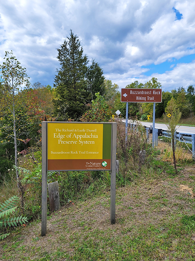 The entrance sign stands as both invitation and promise&mdash;beyond this point lies an Ohio adventure that rivals anything in those fancy travel magazines.