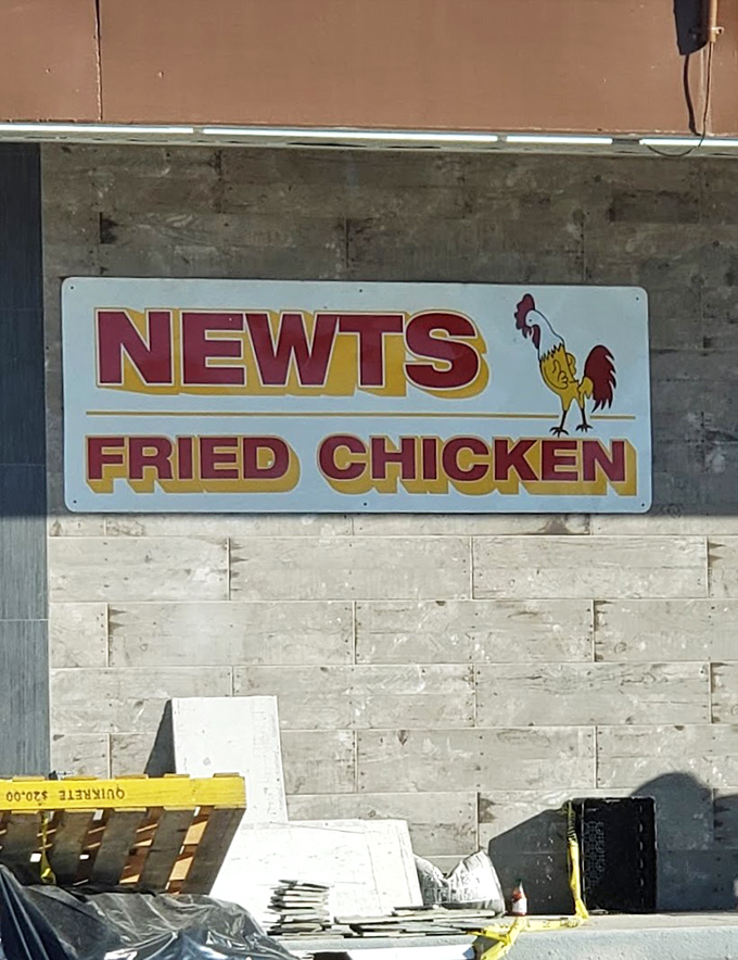 That iconic rooster sign - a beacon of hope for the hungry traveler. In West Point, this bird rules the roost.