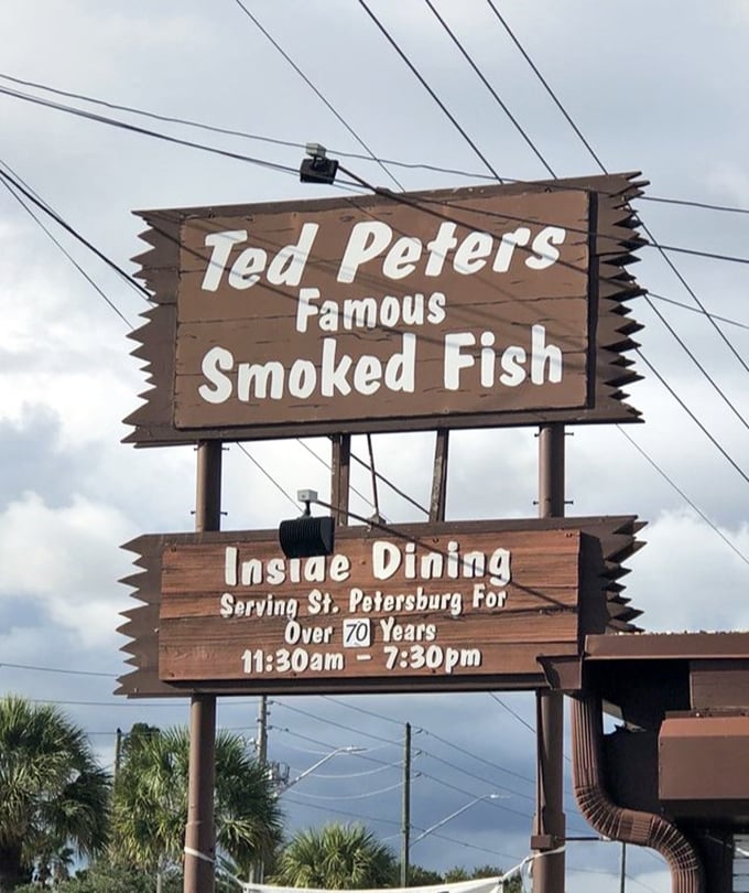 A sign that's become a St. Petersburg landmark&mdash;guiding hungry travelers to smoked fish nirvana for over 70 years.