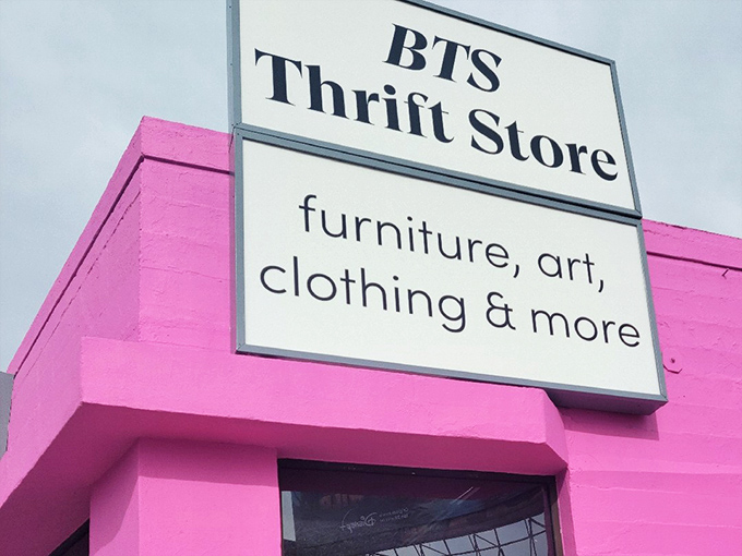 The sign says "Thrift Store" but what it really means is "Treasure Hunt Headquarters" &ndash; your wallet's new happy place on Pico Boulevard.