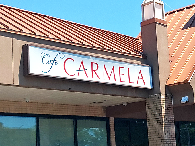 The sign that launched a thousand cravings. Simple, elegant, and straight to the point—just like the food waiting inside.