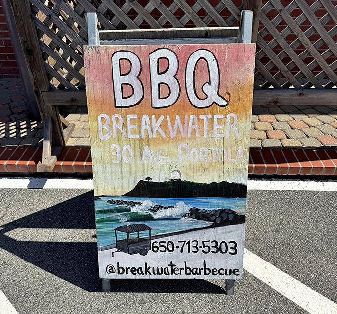 This sign doesn't just mark a location&mdash;it's a treasure map leading to some of California's most unexpected barbecue excellence.