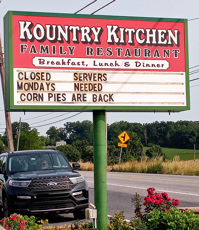 "Corn pies are back" might be the three most beautiful words in the English language if you're from this part of Pennsylvania.
