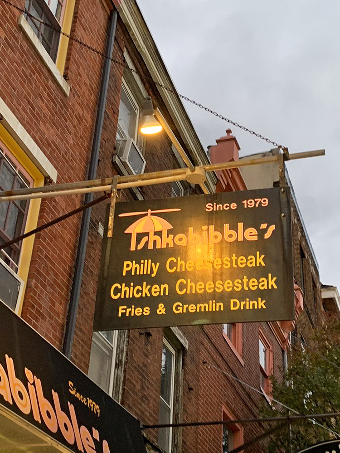 Since 1979, this sign has guided hungry souls to cheesesteak salvation. Like a North Star for those with excellent taste.