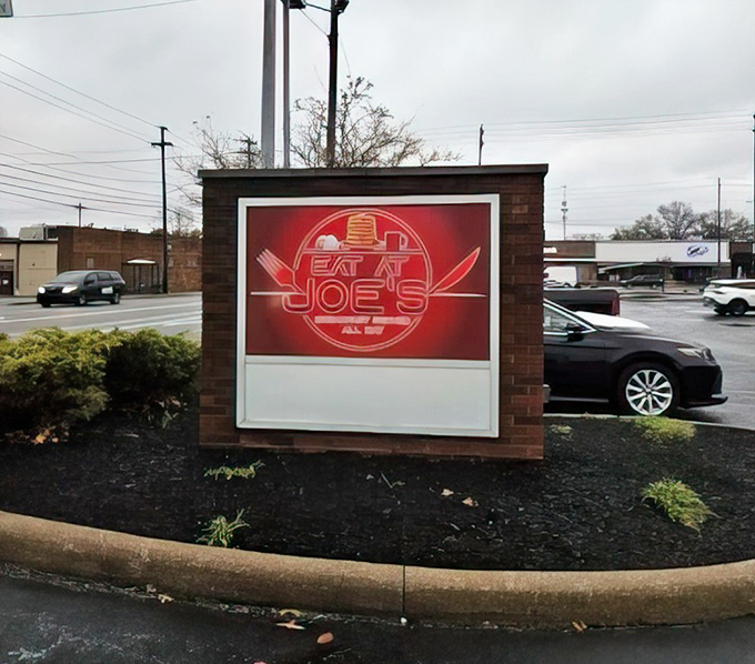 Sometimes the best restaurants have the simplest signs &ndash; this one speaks fluent comfort food.