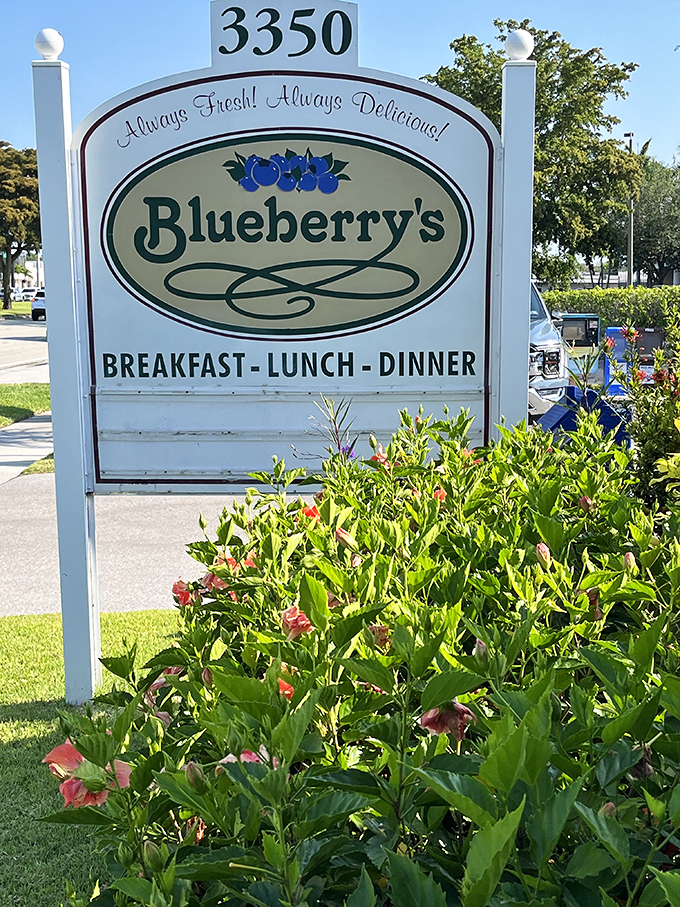 The sign promises "Always Fresh! Always Delicious!"&mdash;a rare instance of truth in advertising that locals have known for years.