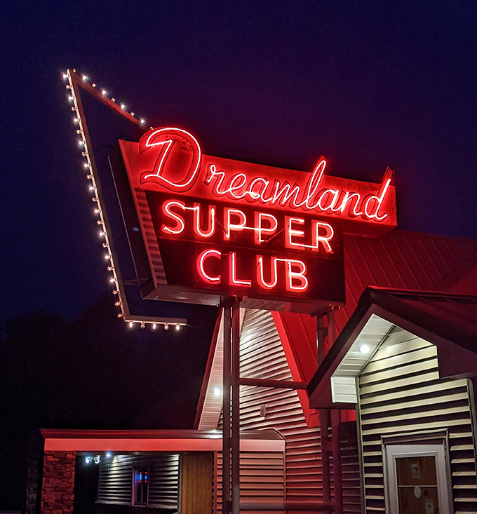 At night, the neon sign glows like a red-hot promise&mdash;"Yes, we're open, and yes, this will be worth the drive."