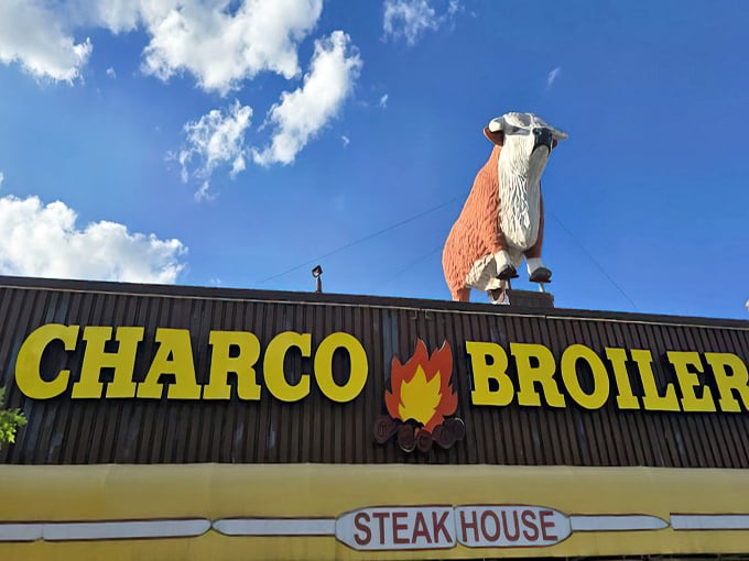 That cow silhouette isn't just a mascot &ndash; it's practically the mayor of this corner of Dallas, overseeing countless memorable meals.