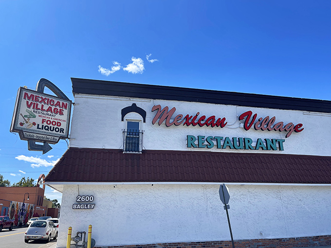 The iconic signage stands as a beacon of hope for hungry travelers&mdash;a promise of authentic Mexican comfort food that never disappoints.
