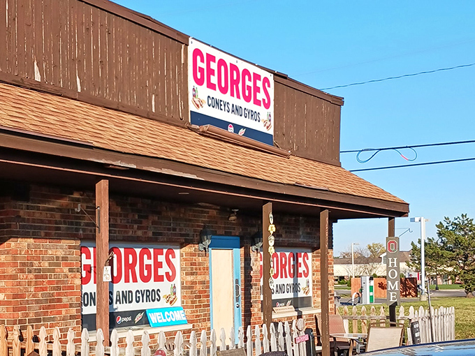 The sign might be simple, but it's a beacon for those in the know – a promise of authentic flavors waiting just beyond the door.