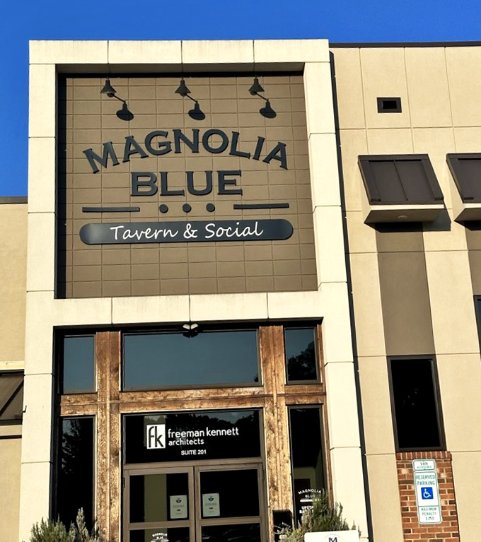 Simple signage for a place that lets its legendary reputation do all the talking.